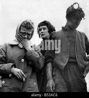 Coal Mine accidents at Hapton Valley colliery in Lancashire. Worker ...
