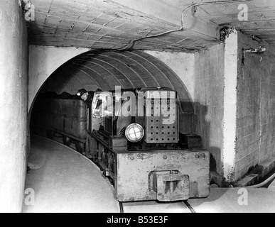 Britain's most modern coal mine at Comrie Colliery, Cowdenbeath ...