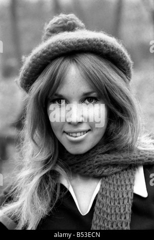 Pictures of Christine Smith in Holland Park, modelling a pattened mini ...