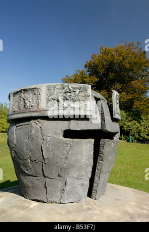 Battle of Lewes memorial, by Enzo Plazzotta, Lewes Priory ruins, East ...