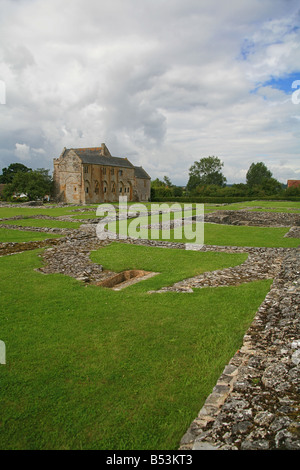 The Abbots House Muchelney Abbey ruins (English Heritage) Somerset ...