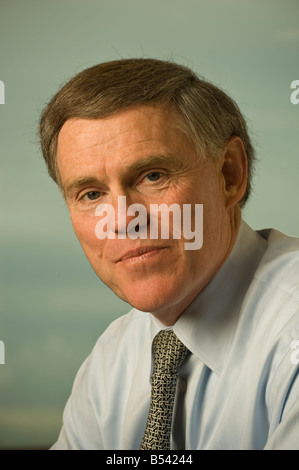 CEO of Washington Mutual Bank, Kerry Killinger, poses in his corporate ...
