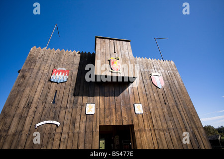 Larressingle Fortified village - Gers Southern France Stock Photo - Alamy