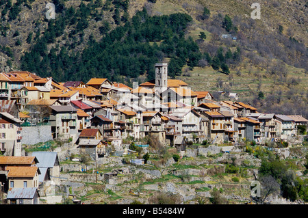 Little perched village of Venanson Vesubie valley Alpes-MAritimes 06 ...