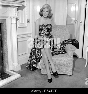 German film star Hildegarde Neff (Knef). November 1952 C5645-001 Stock ...