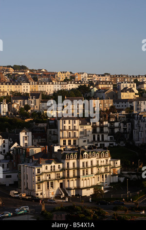 Ilfracombe Victorian houses Devon Great Britain United Kingdom Stock ...
