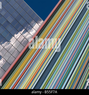Abstract background with modern building. Square image Stock Photo - Alamy