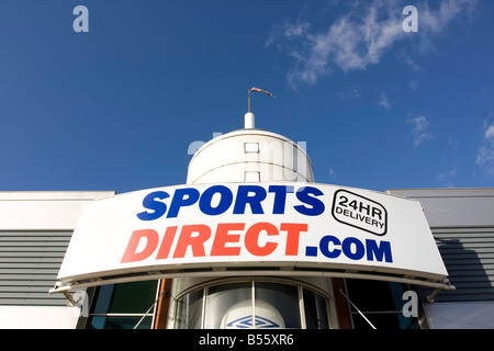 Sports Direct shop sign at Fort shopping centre in Birmingham Stock ...