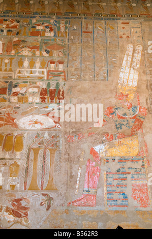 Ancient Pharaohnic hyerogliph inscription in the walls of Hatshepsut's ...