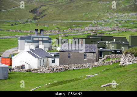 St Kilda Buildings old and new mod fuel tanks Stock Photo - Alamy