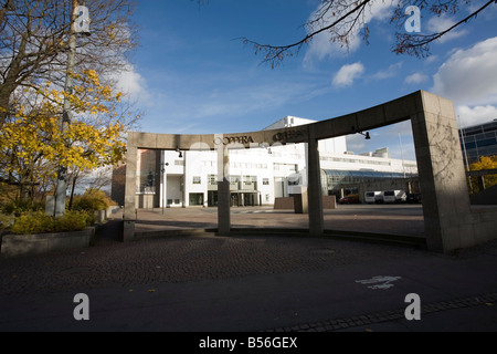 Entrance to Finnish National Opera House Helsinki Finland Stock Photo ...