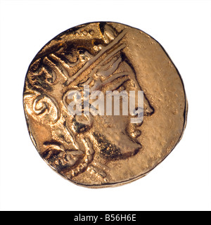 Ancient Greek Coin (reproduction) Gold Stater of Athens from c296 BC ...