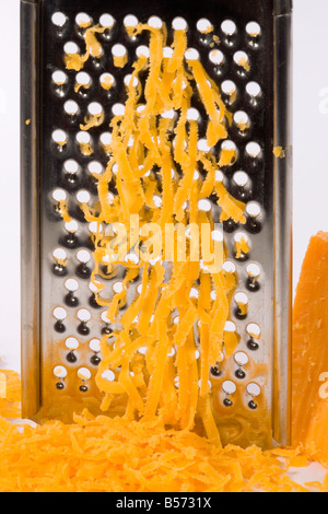 Grating Cheddar Cheese Stock Photo - Alamy