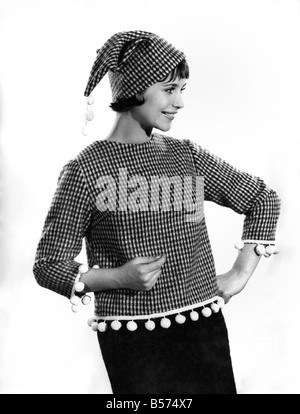 Reveille fashions 1962: Ann Cave modelling matching bra and panties ...