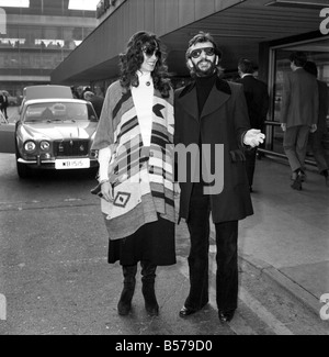 Former Beatle Ringo Starr and girlfriend Nancy Andrews seen here at ...