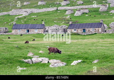 St Kilda Buildings old and new mod fuel tanks Stock Photo - Alamy
