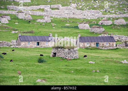 St Kilda Buildings old and new mod fuel tanks Stock Photo - Alamy