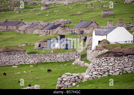 St Kilda Buildings old and new mod fuel tanks Stock Photo - Alamy