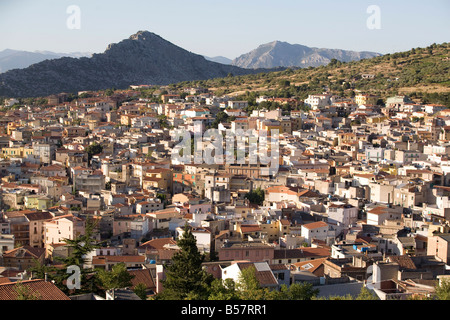 Italy, Sardinia, Dorgali, view of town Stock Photo - Alamy