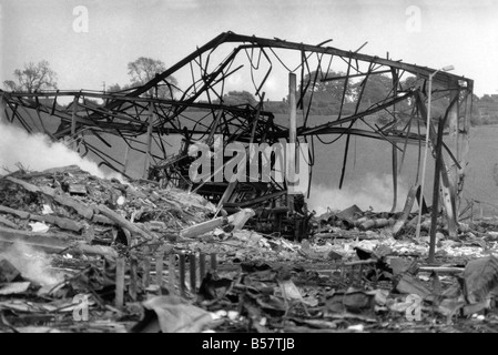The Nypro Chemical Plant explosion at Flixborough Lincolnshire June ...