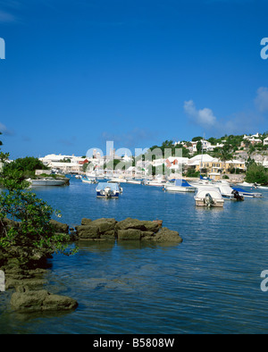Hamilton Harbour, Hamilton, Bermuda, Atlantic, Central America Stock ...