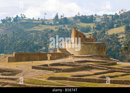 Ceremonial Plaza and the unique elliptical structure of the Temple of ...