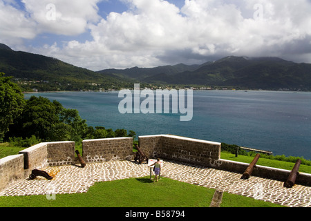 Fort Shirley in the Cabrits National Park on Dominica was built by the ...