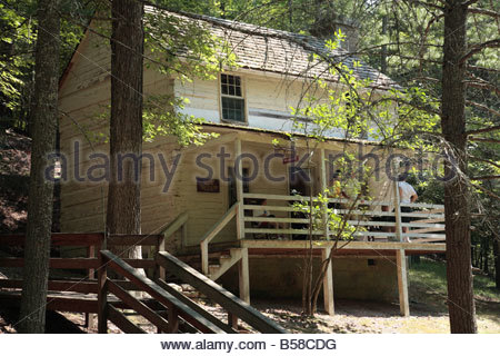 Lee Cabin, Lost River State Park, Mathias, West Virginia, USA Stock ...