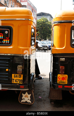 Tuk-tuk side by side, Goa, India Stock Photo - Alamy