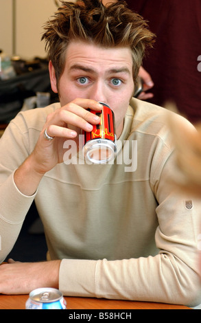 Westlife pop group Daily Record Office Shane Filan September 2002 Stock ...