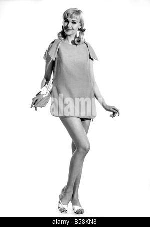 Reveille Fashions 1963: Jo waring. January 1963 P007636 Stock Photo - Alamy