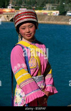 Woman from Sani minority, Shilin Yi, near Lunan and Kunming, Yunnan ...