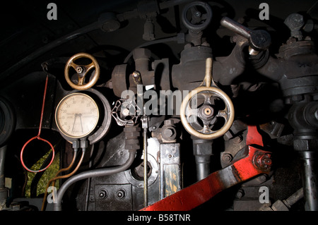 Steam Engine Controls, Holt, Norfolk, UK Stock Photo - Alamy