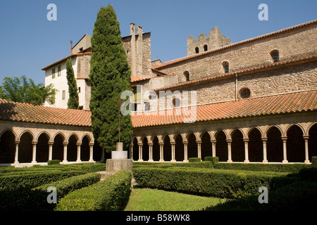 France Languedoc-Roussillon Arles-sur-Tech Abbey Stock Photo - Alamy