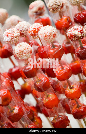 Glazed, candy apples Stock Photo - Alamy