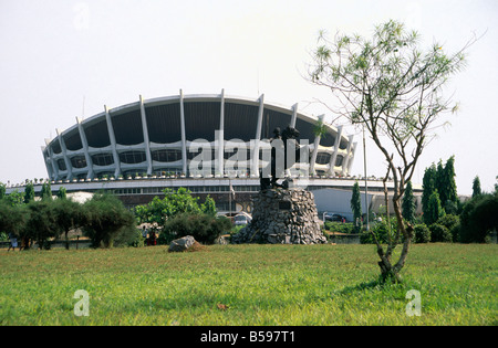 Palace of Culture modern entertainment building in Lagos Nigeria Africa ...