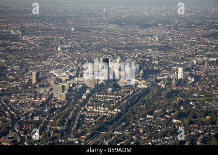 An aerial view of Croydon town centre and surroundings Stock Photo - Alamy