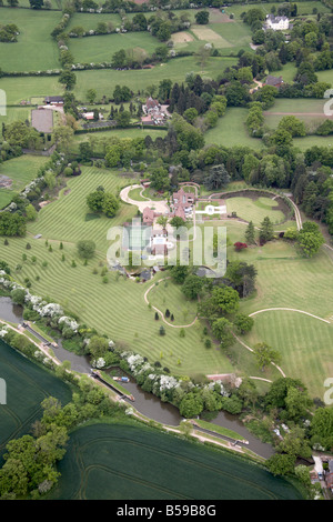 Aerial view south east of Warwick Reservoir east west Waltham Forest ...