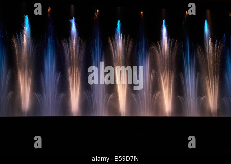 Waltzing Waters tourist visitor attraction illuminated dancing ...