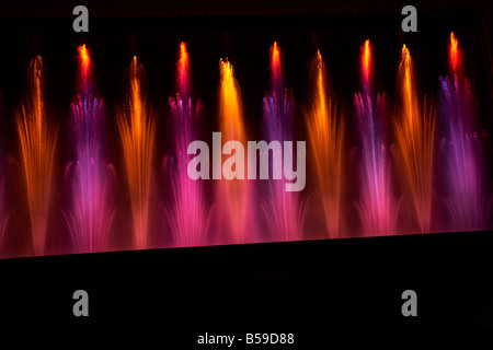 Waltzing Waters tourist visitor attraction illuminated dancing ...