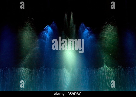 Waltzing Waters tourist visitor attraction illuminated dancing ...