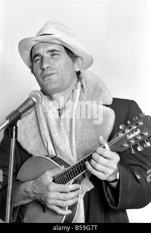 Entertainment: Music: Singer Joe Dolce pictured at a Soho recording ...