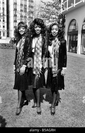 American Pop Group The Three Degrees. April 1975 75-2139-005 Stock ...