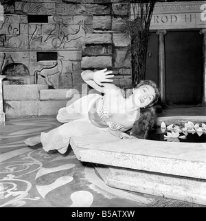 Actress Helga Pilarczyk seen here playing Salomi. September 1957 A528 ...