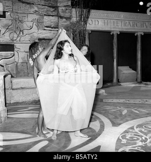 Actress Helga Pilarczyk seen here playing Salomi. September 1957 A528 ...