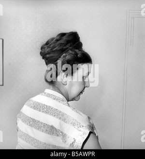 Hair styles: Long hair: Mrs. Mabel Anderson seen here with her floor ...