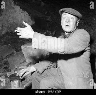Tramps: Two homeless gentlemen who live in the cellar of a bombed out ...