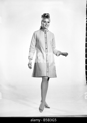 Model Marilyn Rickards seen here wearing a kaftan. Circa 1966 Stock ...