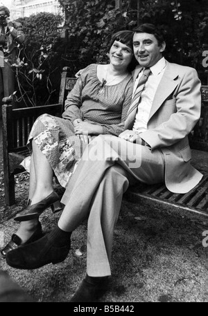 Leader of the Liberal Party David Steel seen here with his wife ...