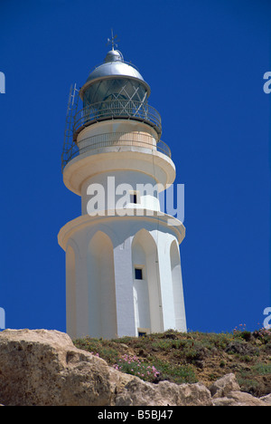 Lighthouse at the cape of Trafalgar, Spain Stock Photo - Alamy